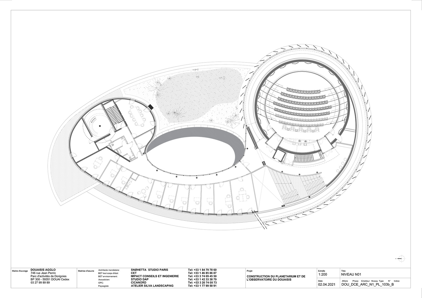 Orionis Planetarium and Observatory by Snøhetta - 谷德设计网