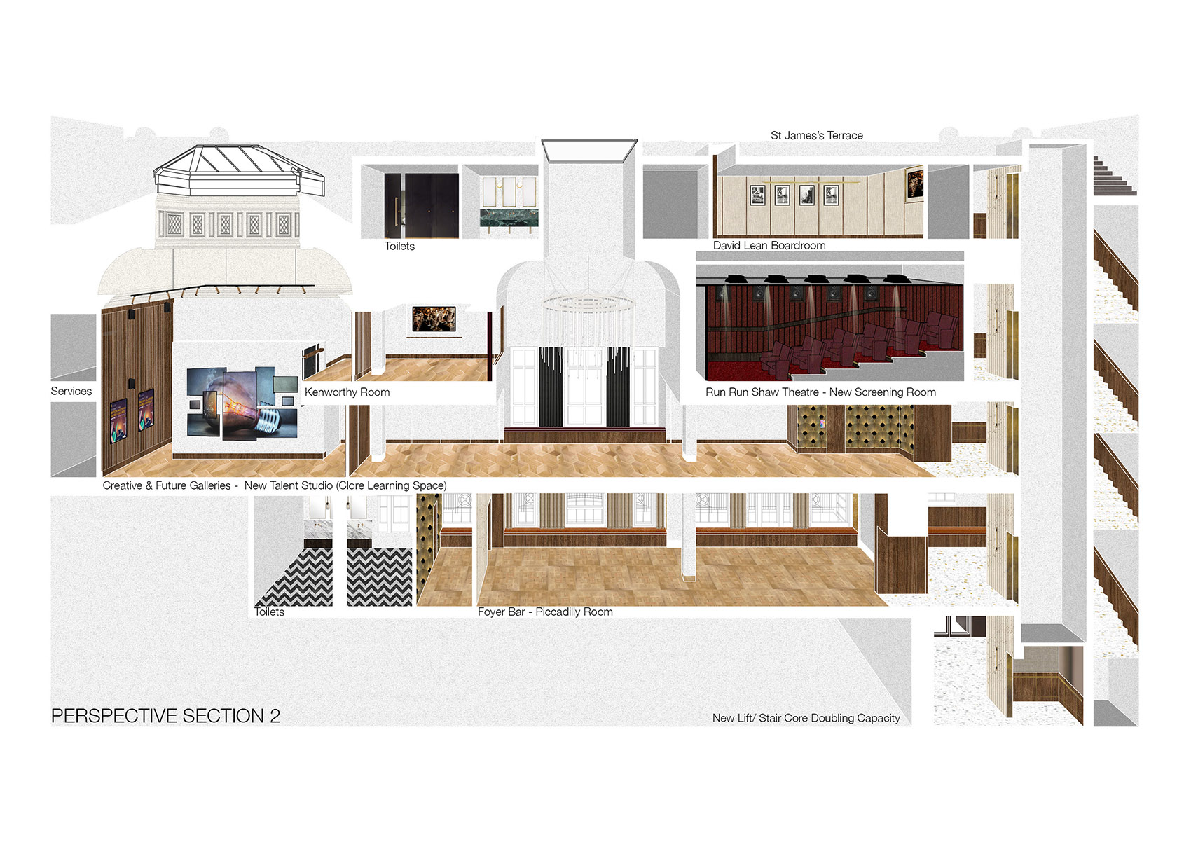 Regeneration of BAFTA’s Headquarters by Benedetti Architects - 谷德设计网
