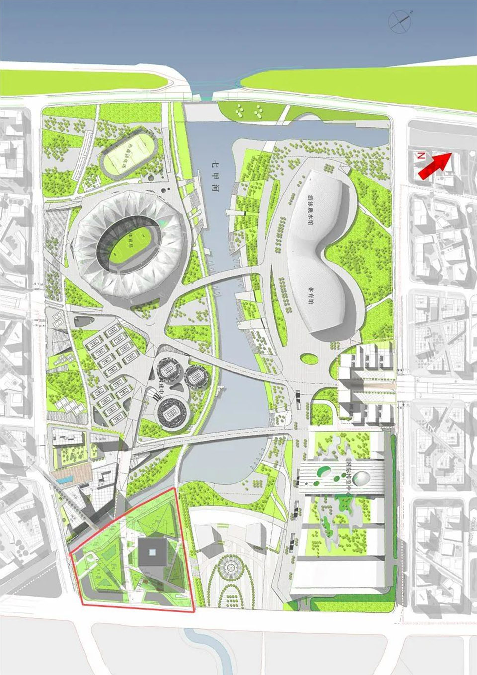 Hangzhou Olympic and International Expo Center Sports Complex Training ...