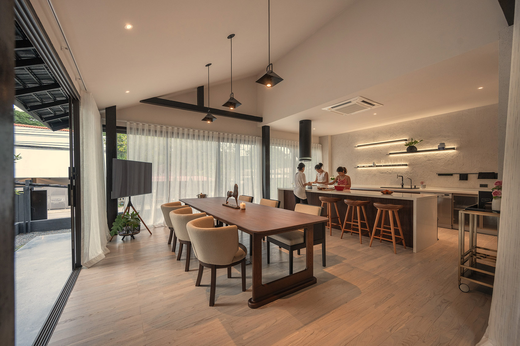 Baan Dam by Housescape Design Lab - 谷德设计网