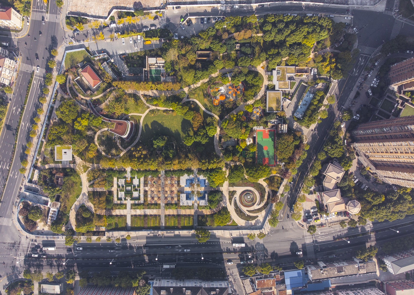 Shanghai Zhongxing Park by Ager Group Inc. + - 谷德设计网