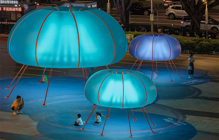 Public Art Installation “Floating Pavilion” by Daxing Jizi Design - 谷德设计网