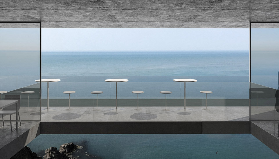 Cliff Café and Tower House by Trace Architecture Office (TAO) - 谷德设计网