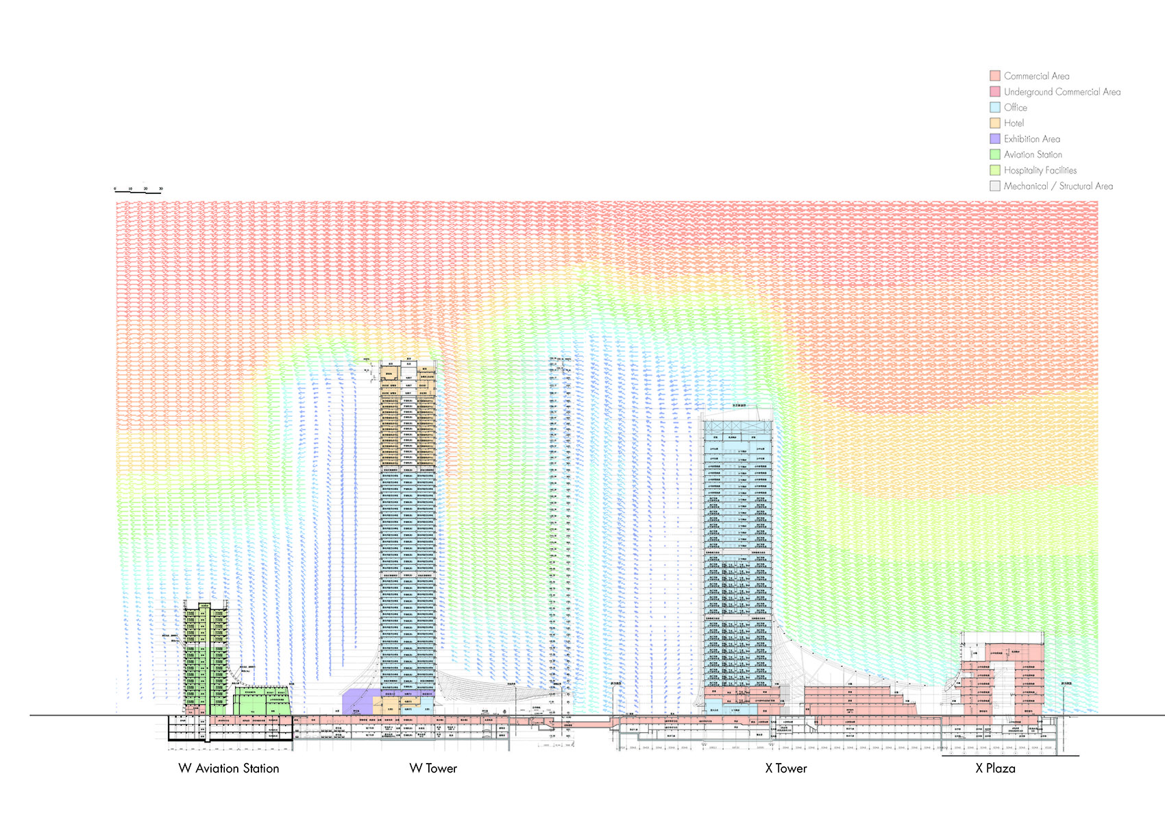 Shanghai West Bund International AI Tower &Plaza by Nikken Sekkei Ltd ...