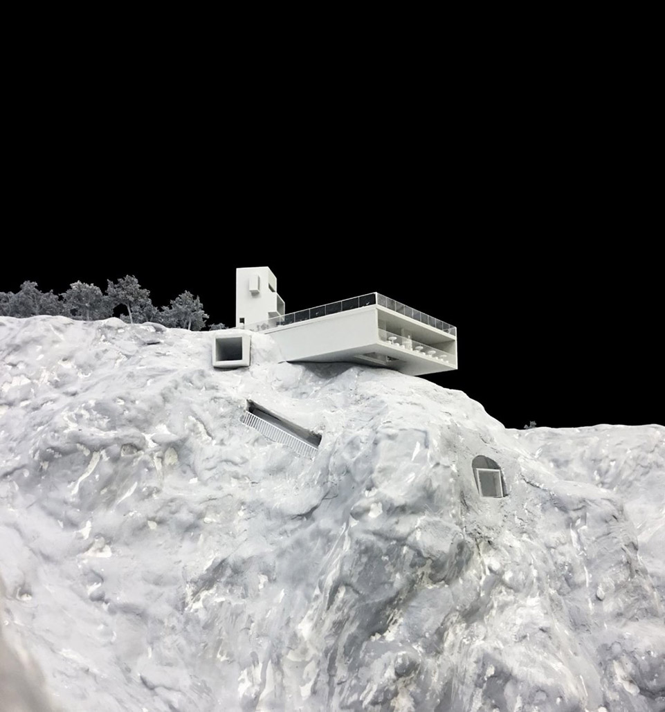 Cliff Café and Tower House by Trace Architecture Office (TAO) - 谷德设计网