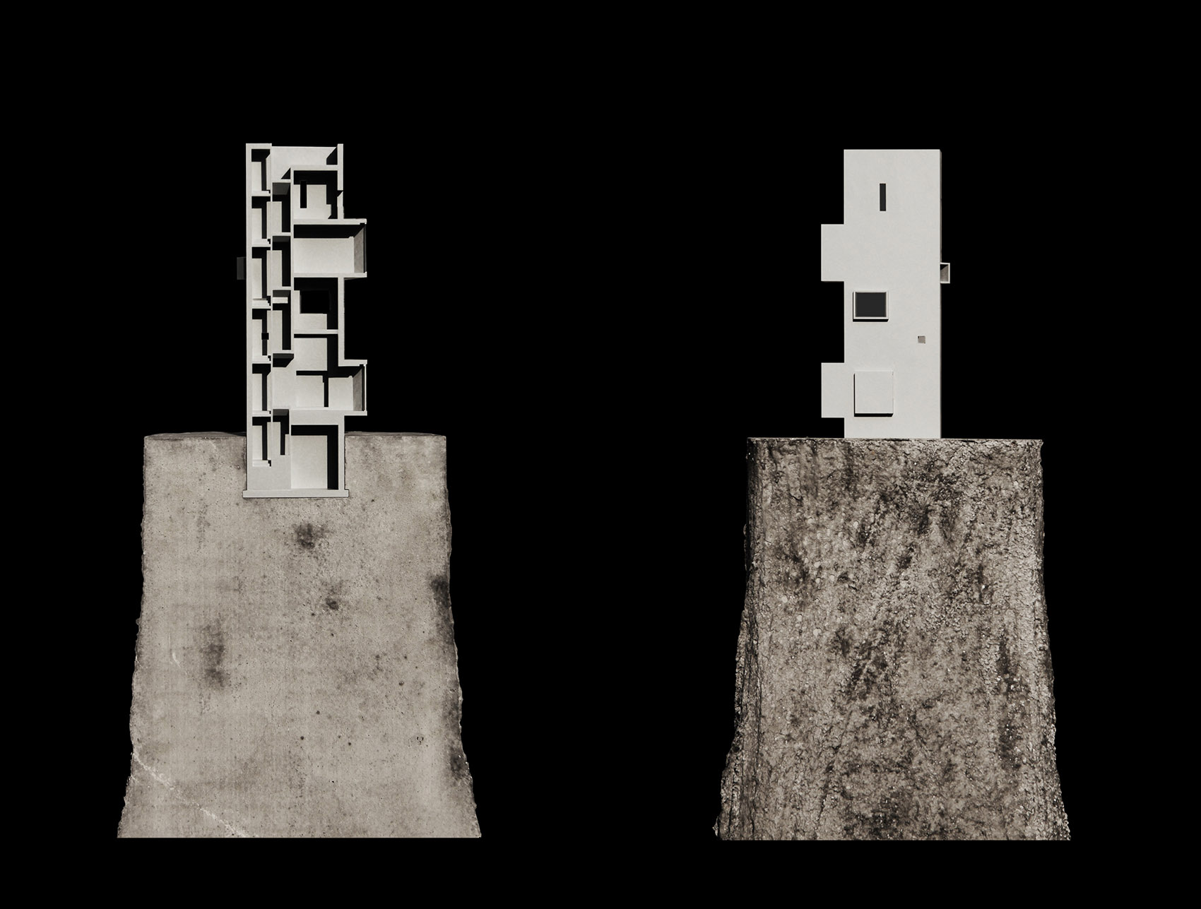 Cliff Café and Tower House by Trace Architecture Office (TAO) - 谷德设计网