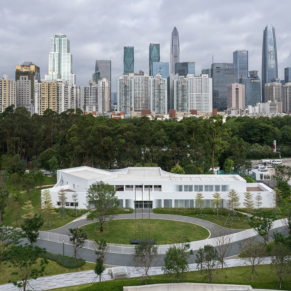 Shenzhen Central Park Construction Command Center, China by ATELIER XI ...