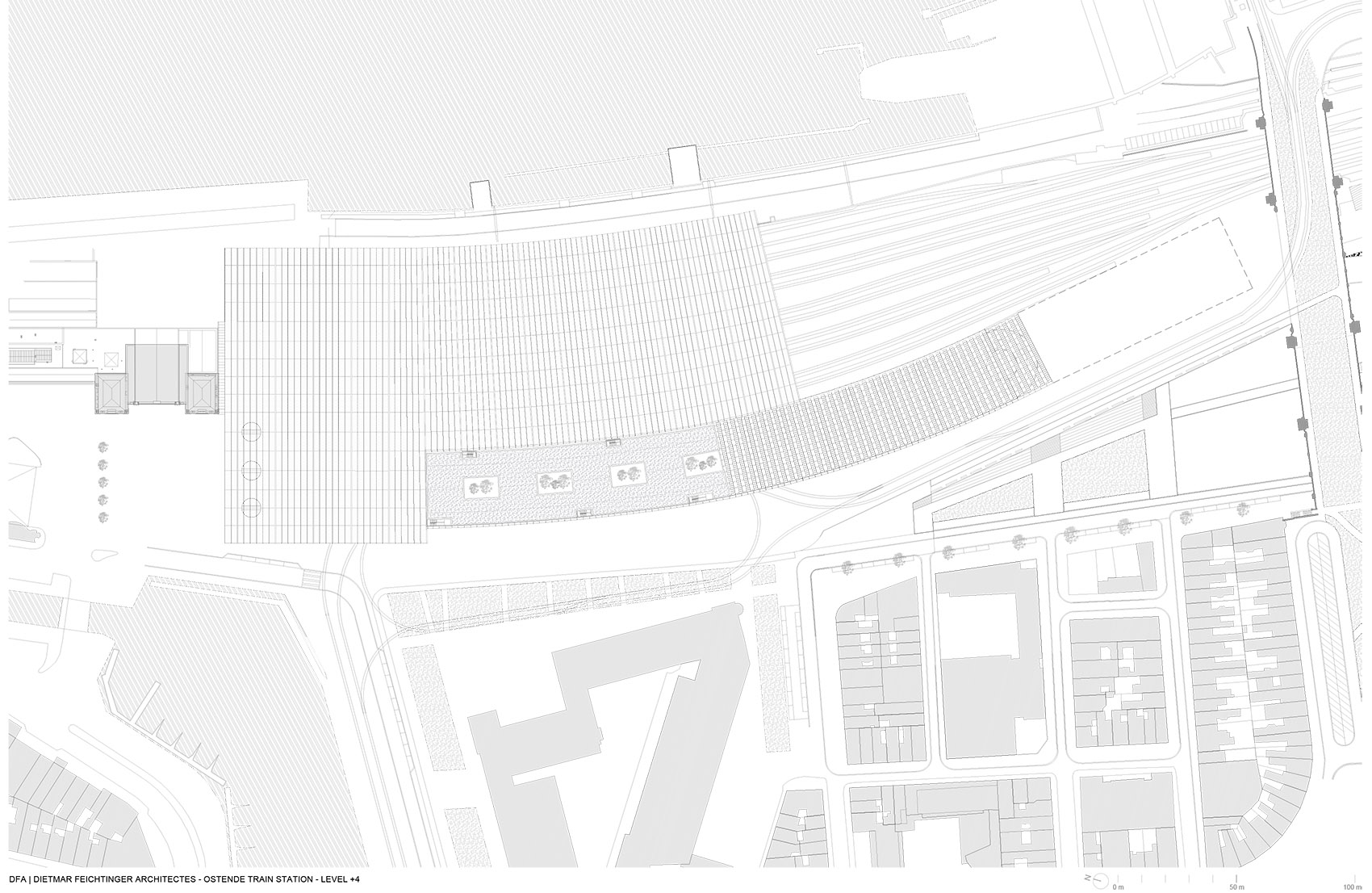 Oostende Station by Dietmar Feichtinger Architectes - 谷德设计网