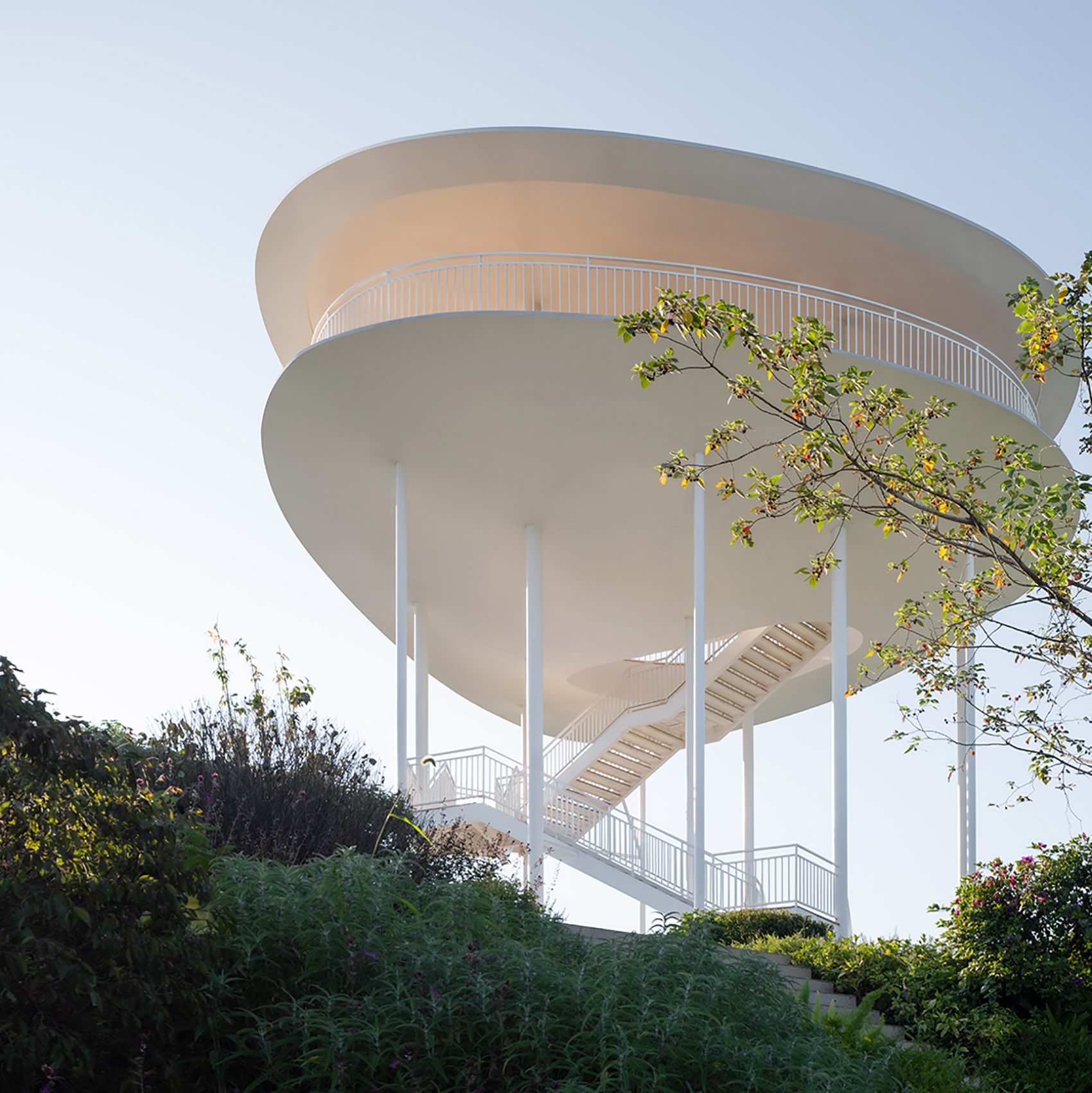 Chongqing Mingyue Lake Landscape Tower, China by gad - 谷德设计网