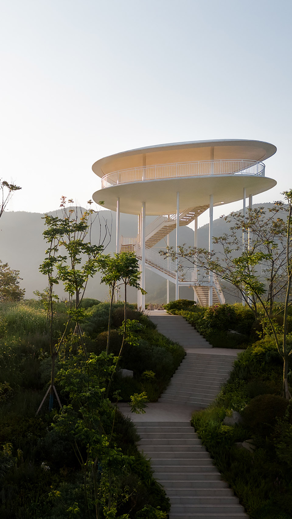 Chongqing Mingyue Lake Landscape Tower, China by gad - 谷德设计网