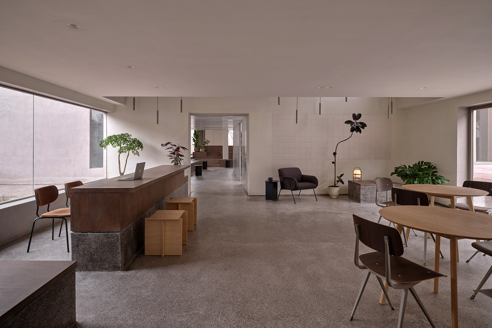 Terraced Courtyard｜Hangzhou Qingshan Co. Space, China by TEAM_BLDG - 谷德设计网