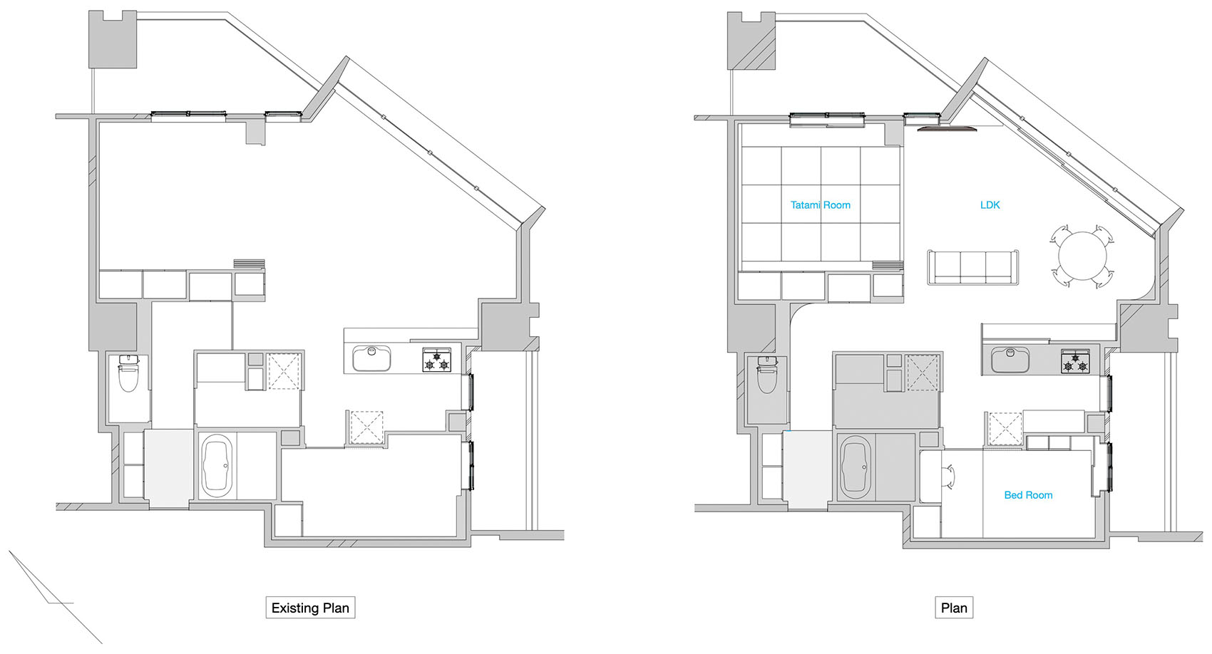 Benten Apartment by Shimpei Oda Architect’s Office + Randi Marie Jensen ...