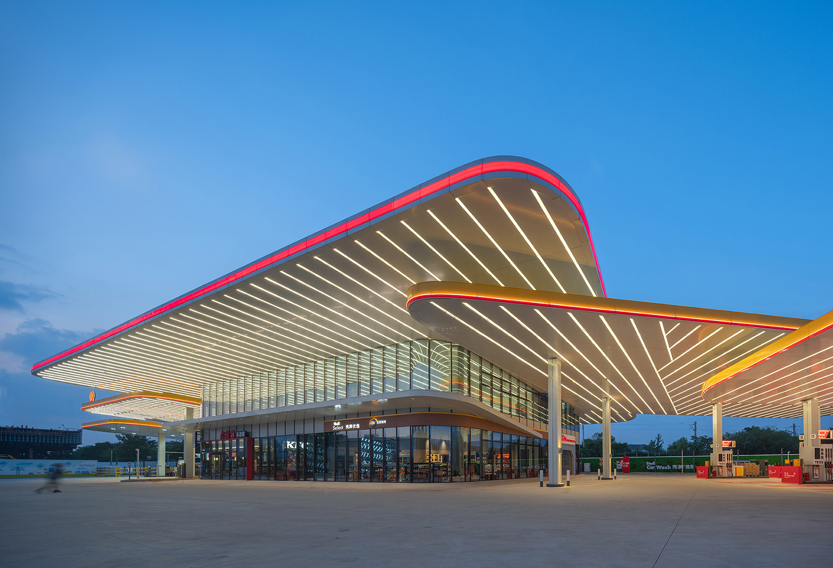 Shell Super Hubs, Wuhan by ATAH - 谷德设计网