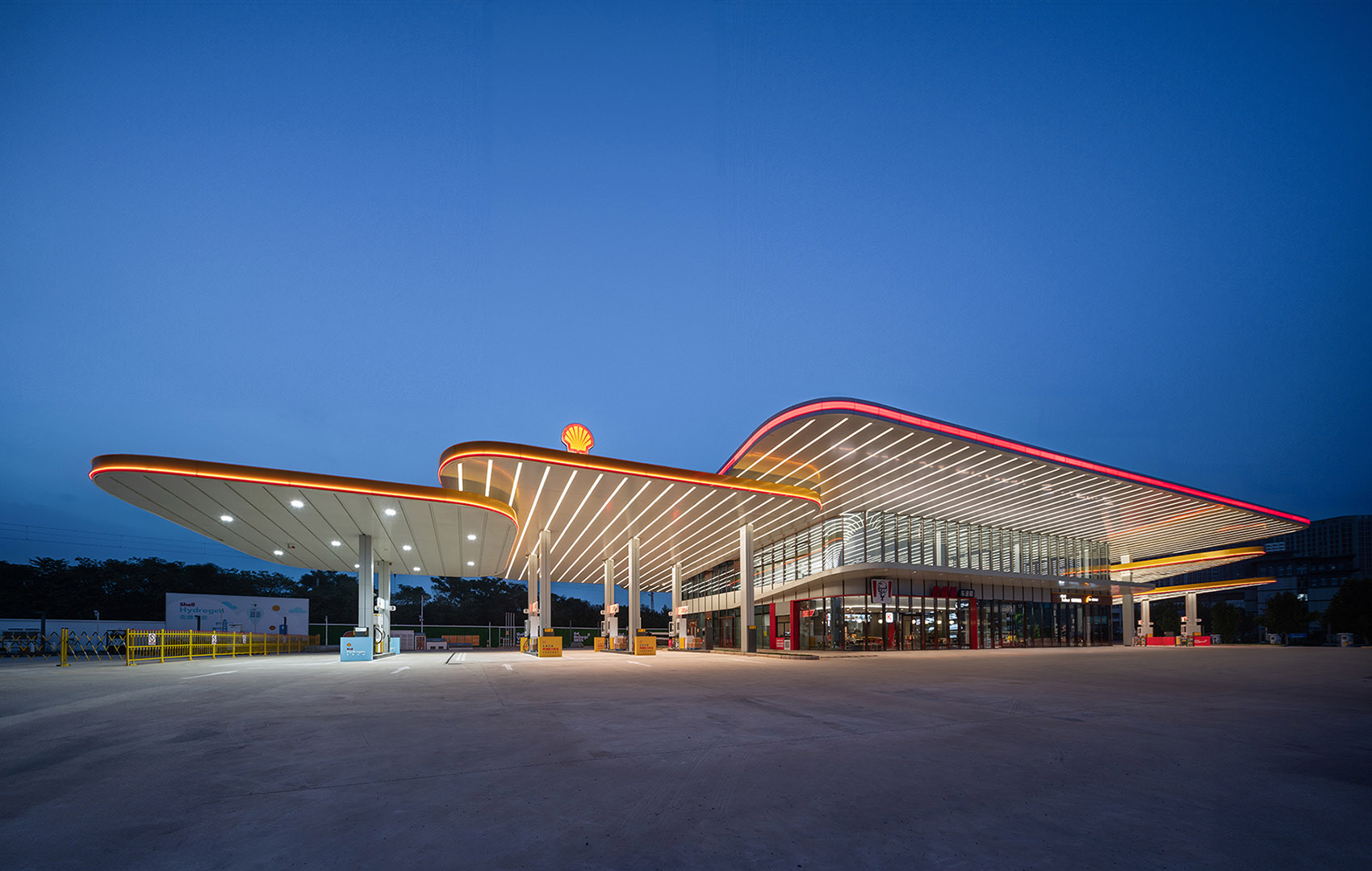 Shell Super Hubs, Wuhan by ATAH - 谷德设计网