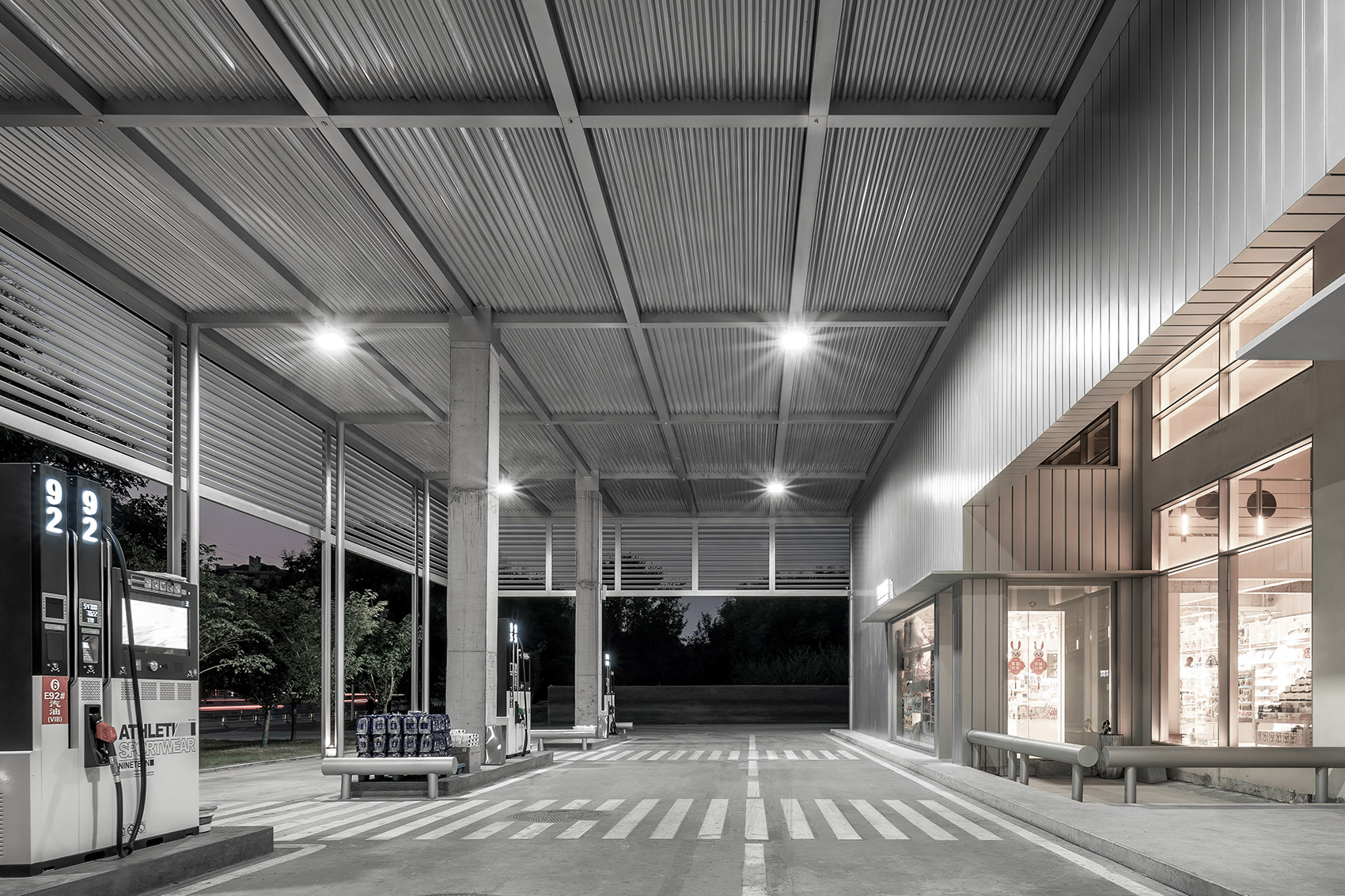 Yuda Petrol Station, China by Huizong Design and Research Office - 谷德设计网