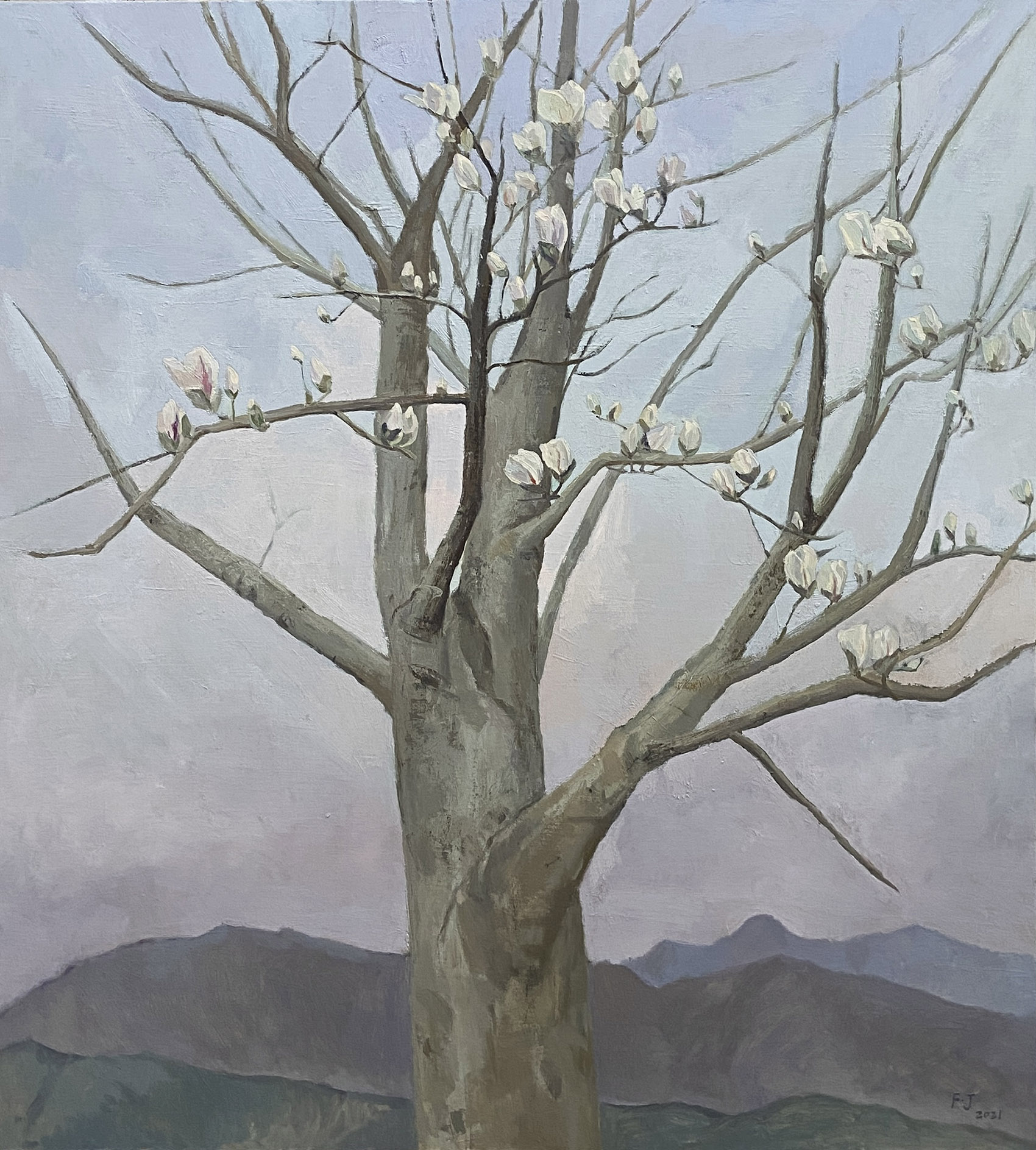 Oil paintings by Feng Jing - 谷德设计网