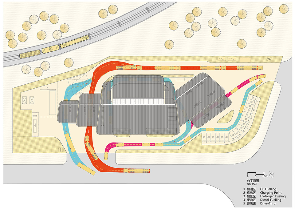 Shell Super Hubs, Wuhan by ATAH - 谷德设计网