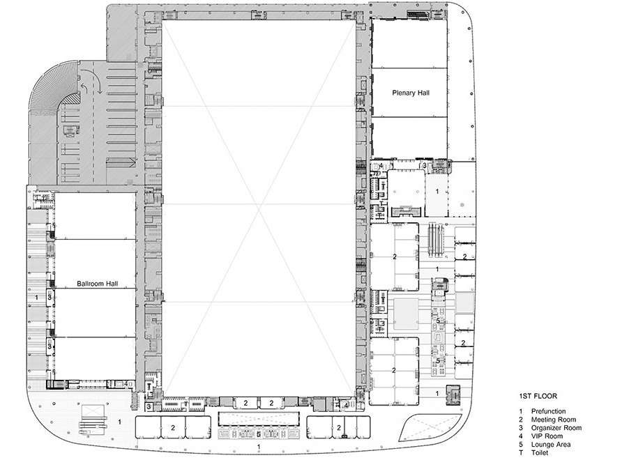 Interior of Queen Sirikit National Convention Centre (QSNCC) by Onion ...