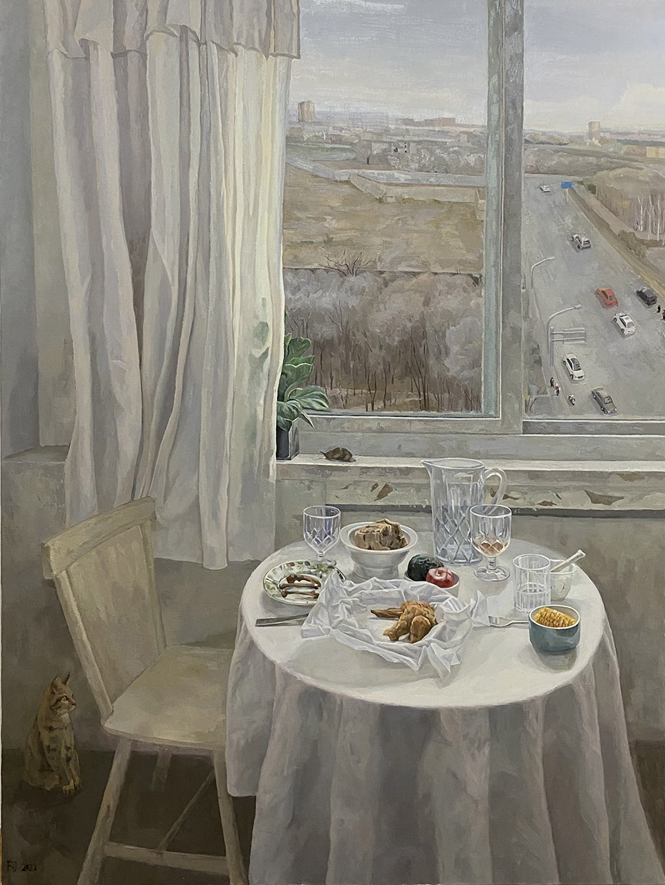 Oil paintings by Feng Jing - 谷德设计网