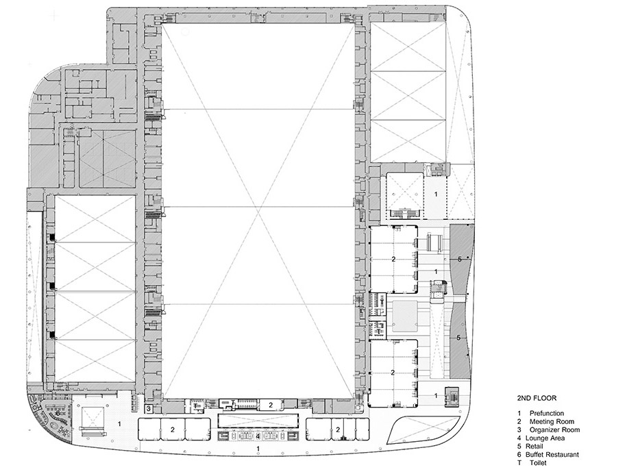 Interior of Queen Sirikit National Convention Centre (QSNCC) by Onion ...