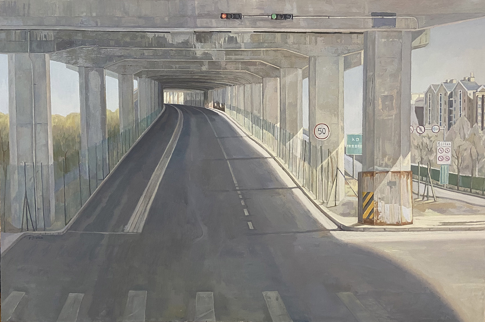 Oil paintings by Feng Jing - 谷德设计网