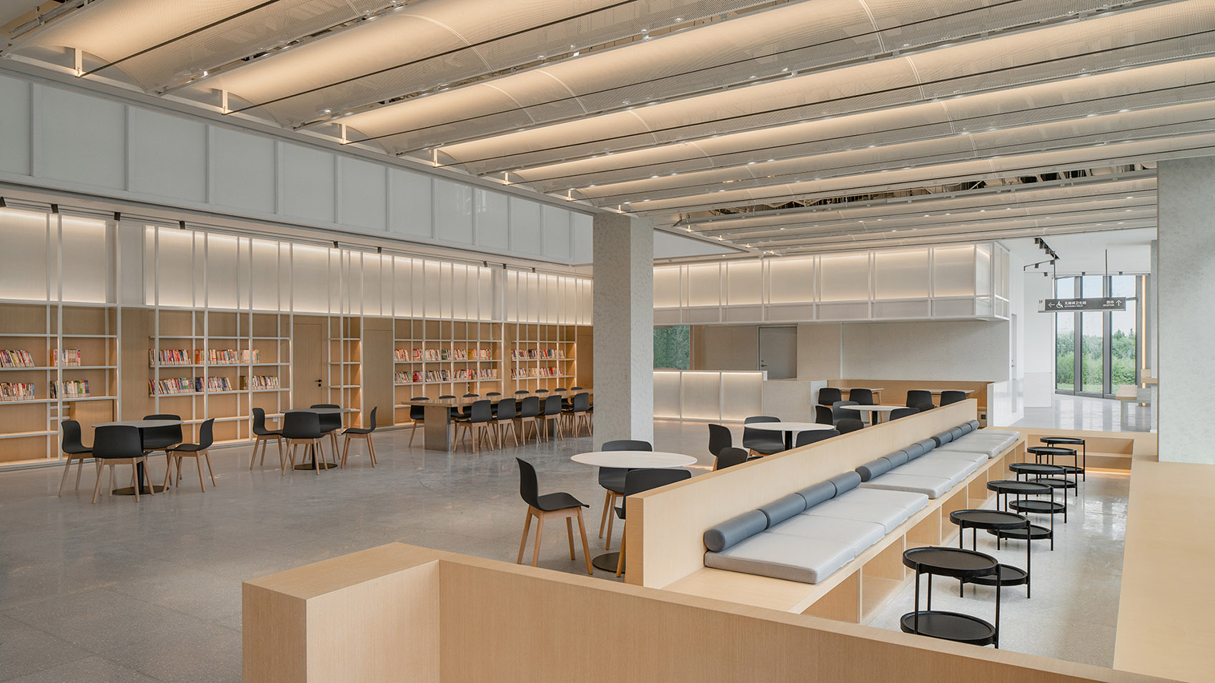 Capital Heyuan · Pinggu Rental Housing Community Library by y.ad studio ...