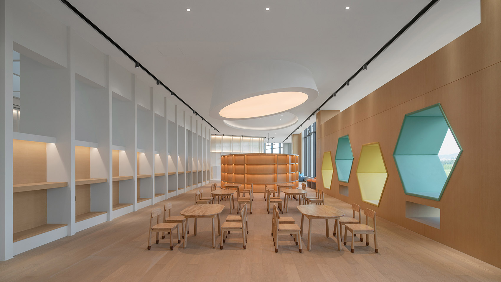 Capital Heyuan · Pinggu Rental Housing Community Library by y.ad studio ...