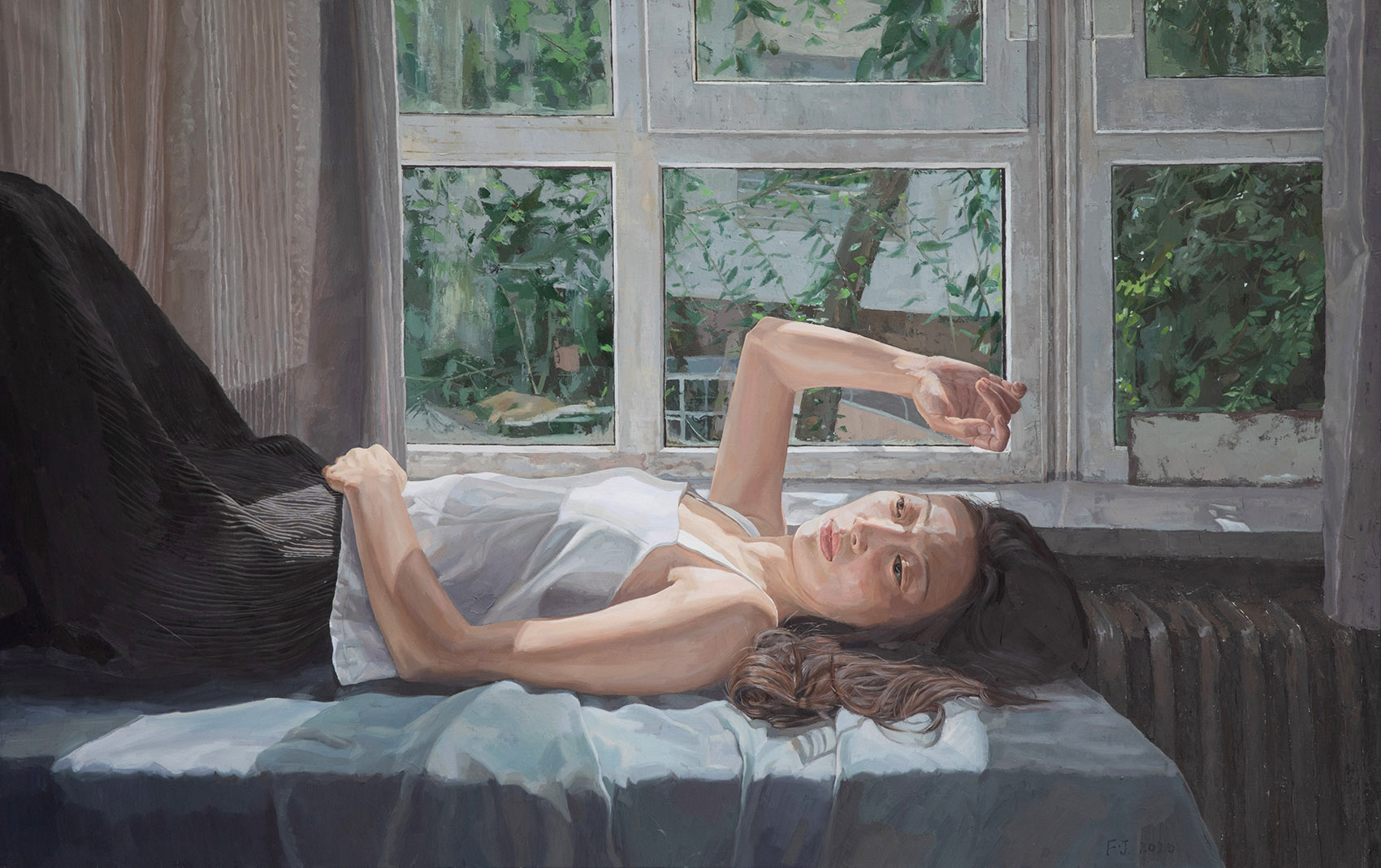 Oil paintings by Feng Jing - 谷德设计网