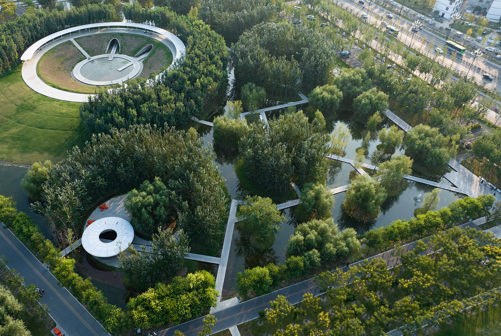 Zhoukou Huaiyang Fuxi Cultural Park by Turenscape - 谷德设计网