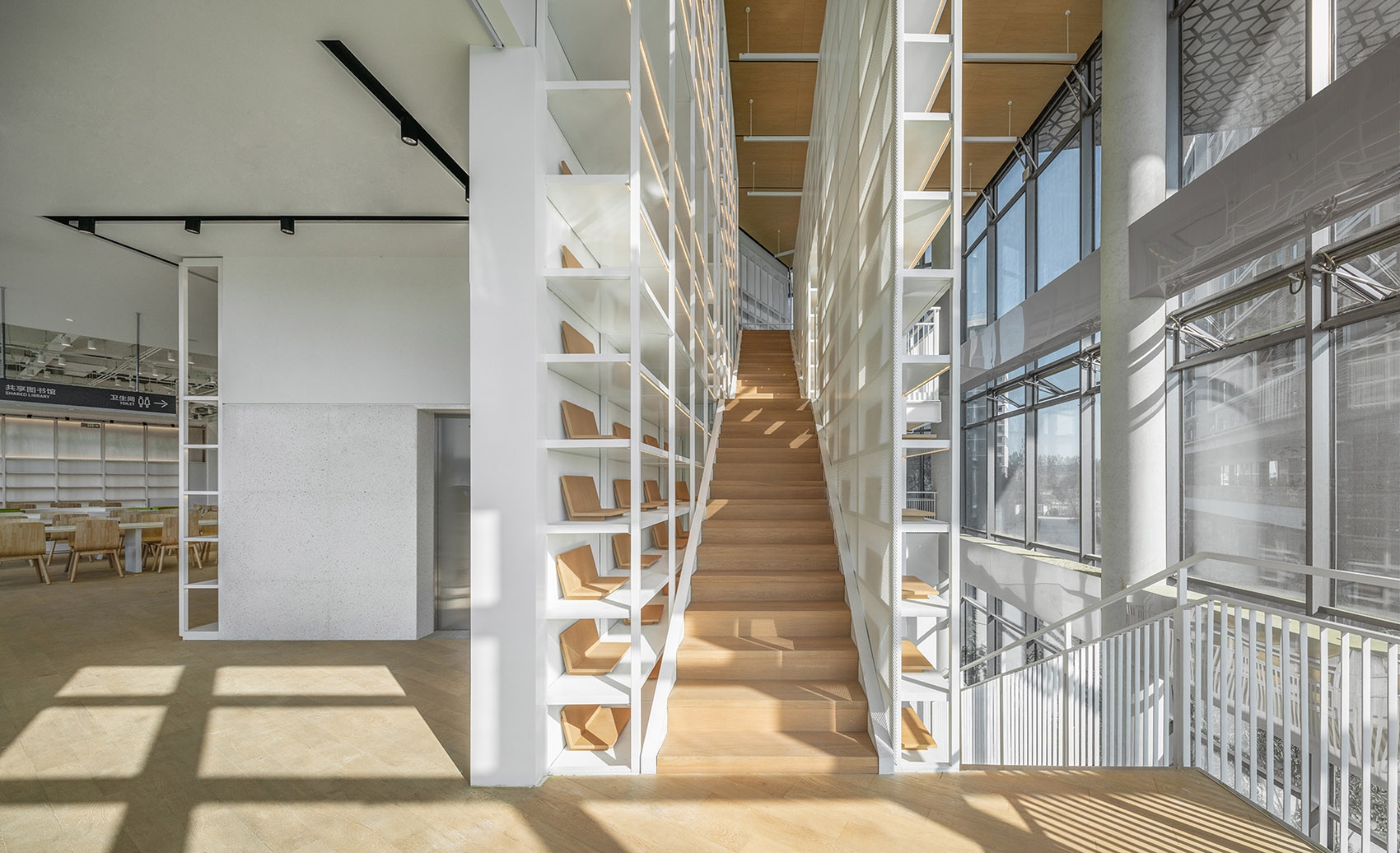 Capital Heyuan · Pinggu Rental Housing Community Library by y.ad studio ...