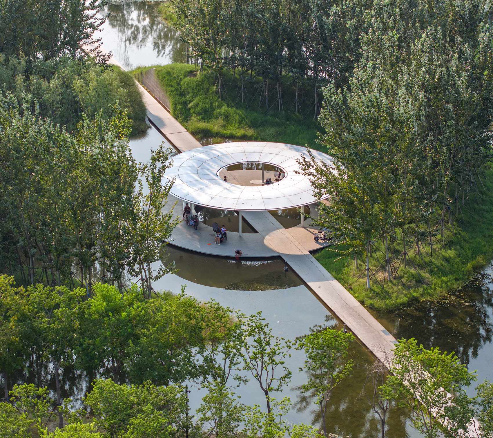 Zhoukou Huaiyang Fuxi Cultural Park by Turenscape - 谷德设计网