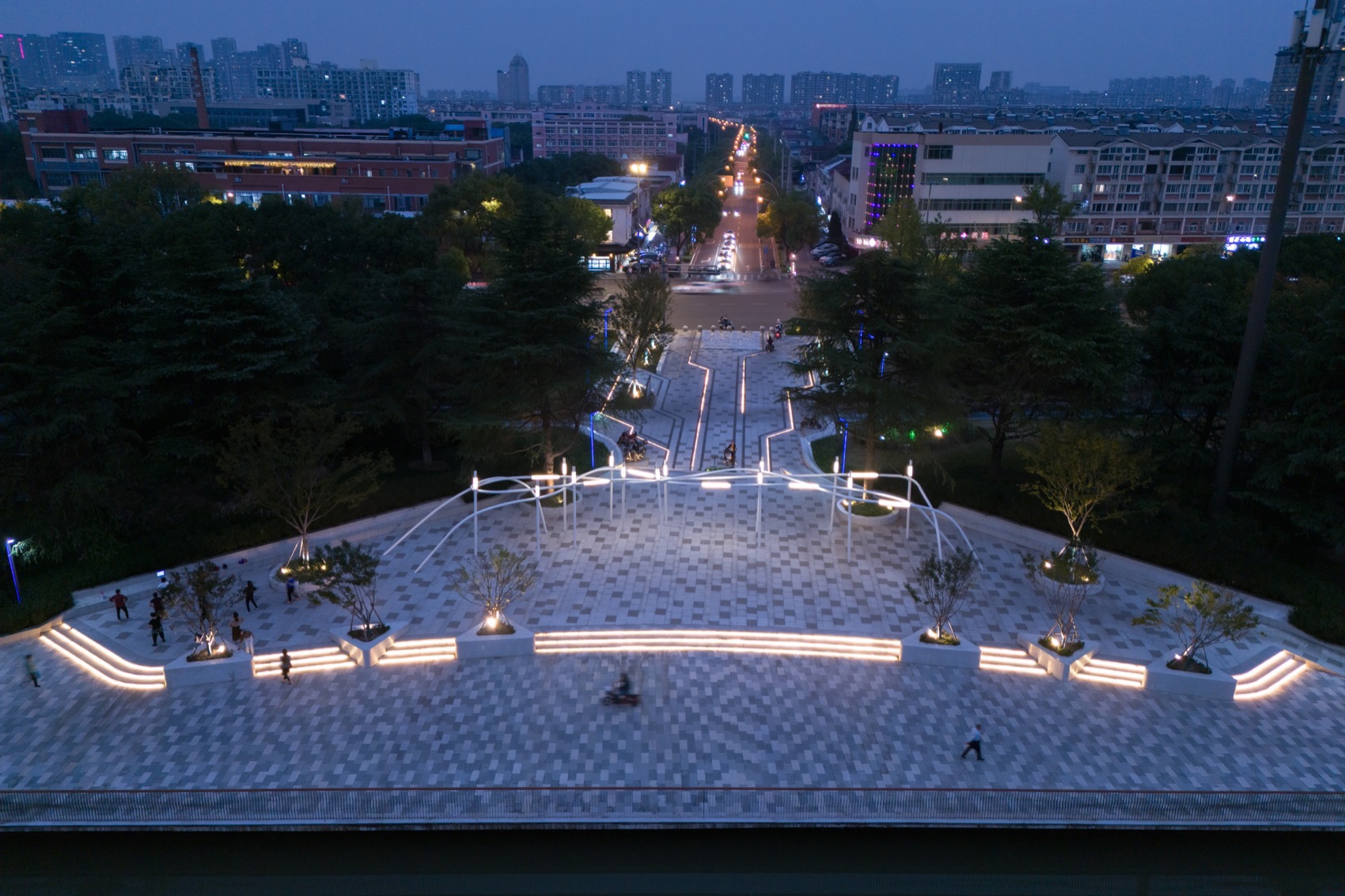 Kunshan Riverside Park by Beijing BLDJ Landscape Architecture Institute ...