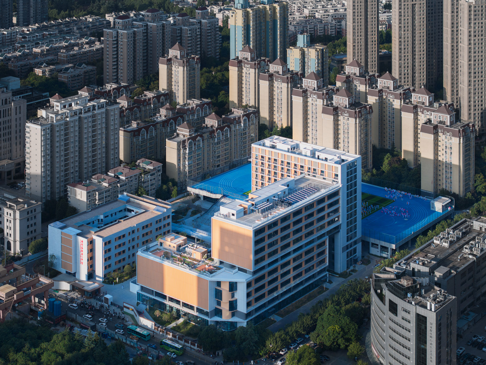 Xi’an Gaoxin No.1 High School (Senior high School) Expansion and Social Shared Car Park ...