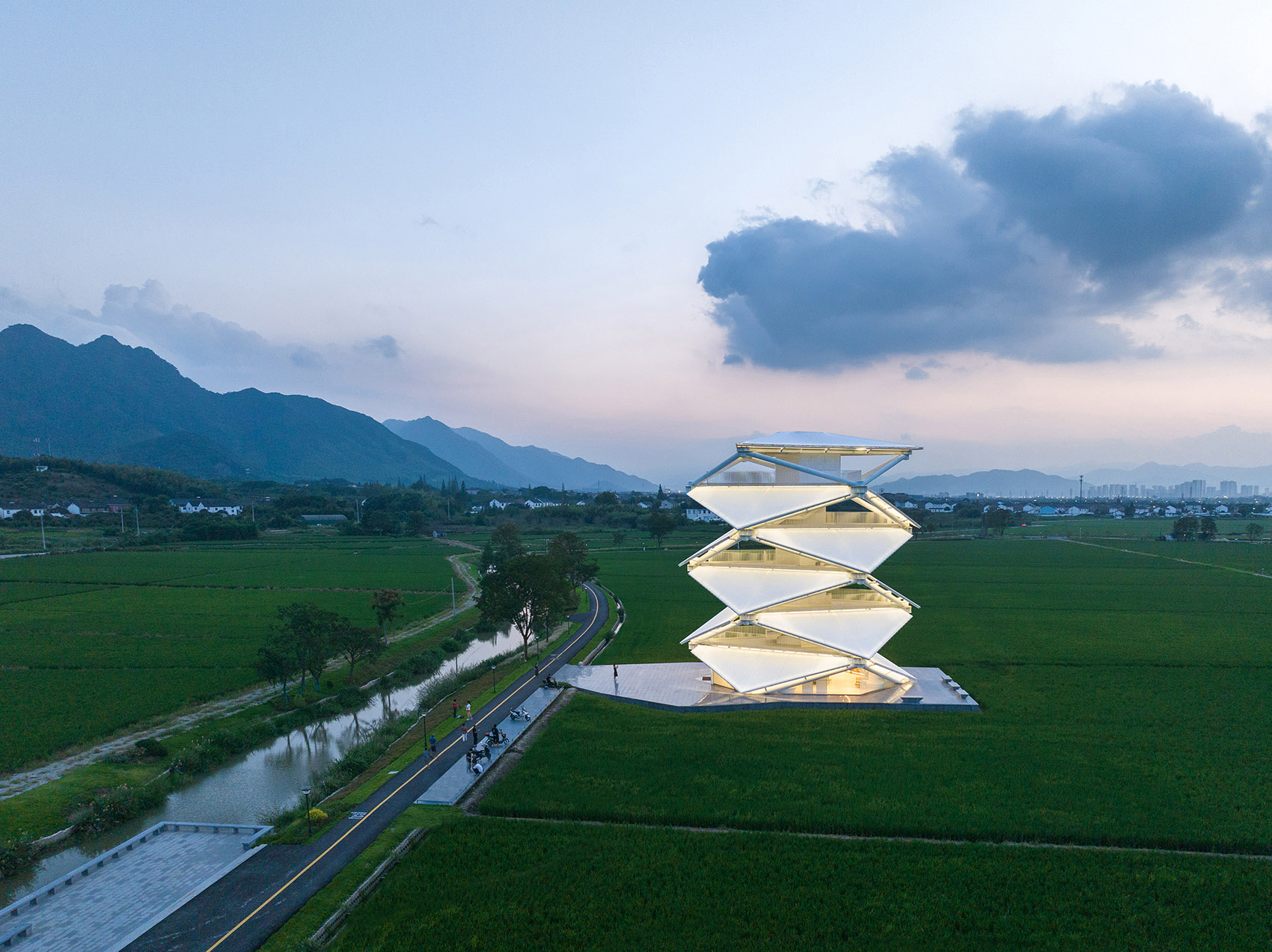 The Lantern in the paddy field, China by POWERCHINA HUADONG ENGINEERING ...