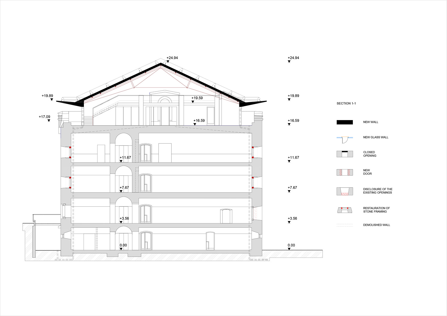 Square tower of the Lviv Citadel by Architecture Studio Symmetry - 谷德设计网