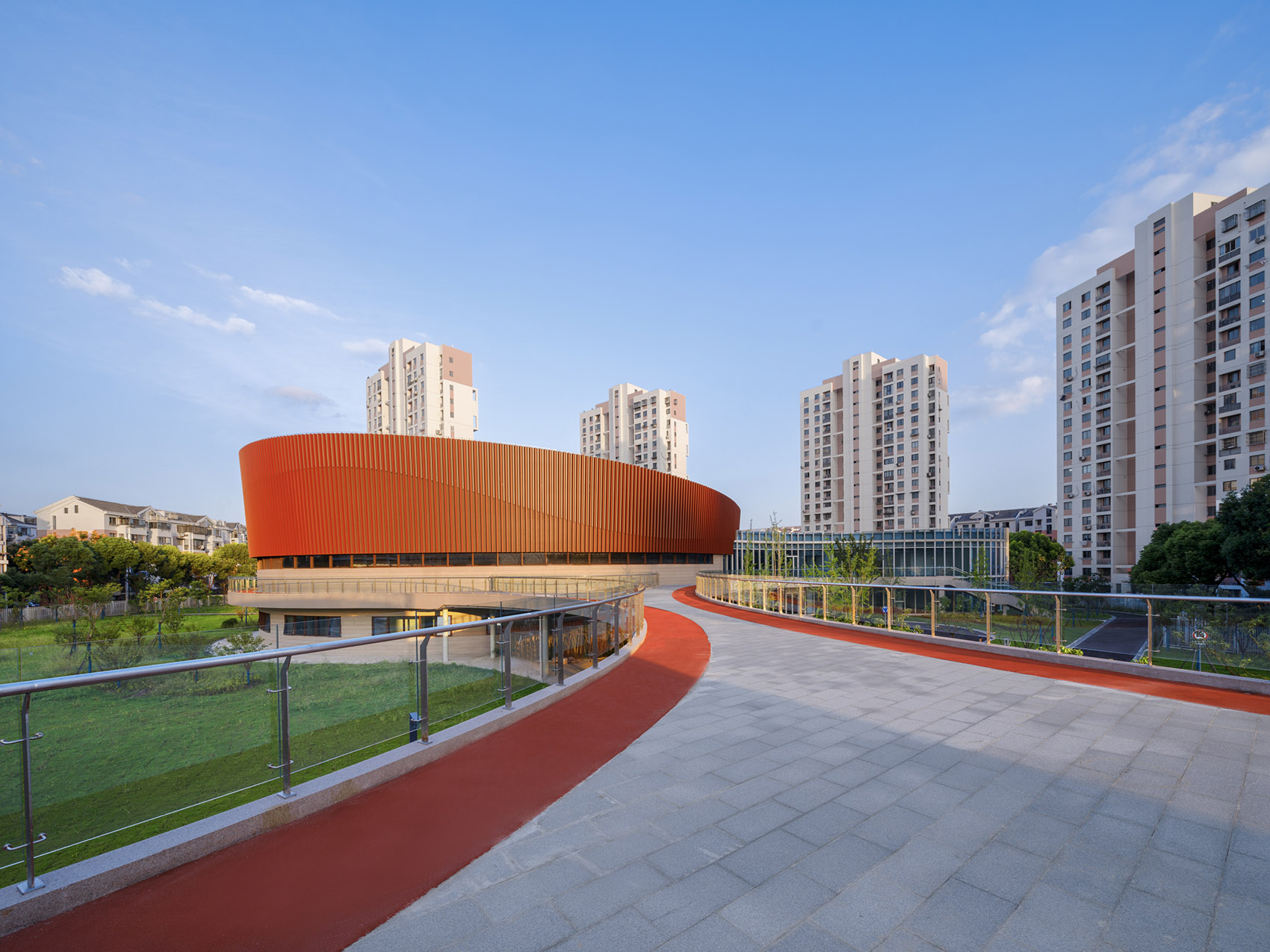 Shanghai Sanlin Yide Community Culture and Sports Center by SUNYAT ...