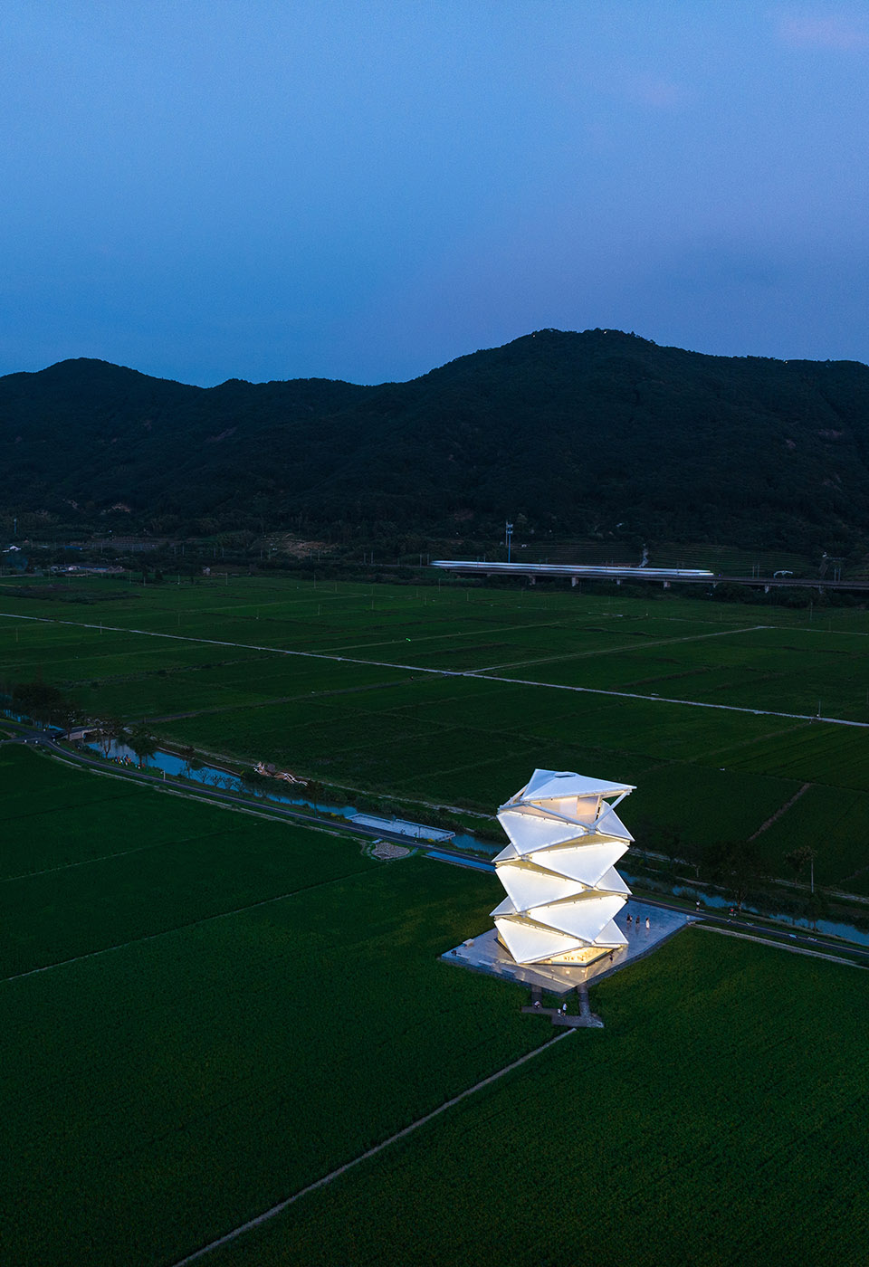 The Lantern in the paddy field, China by POWERCHINA HUADONG ENGINEERING ...