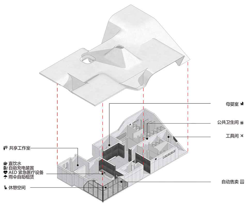 Chang’an Plaza Citizen Service Station Design in Huishan District, Wuxi ...