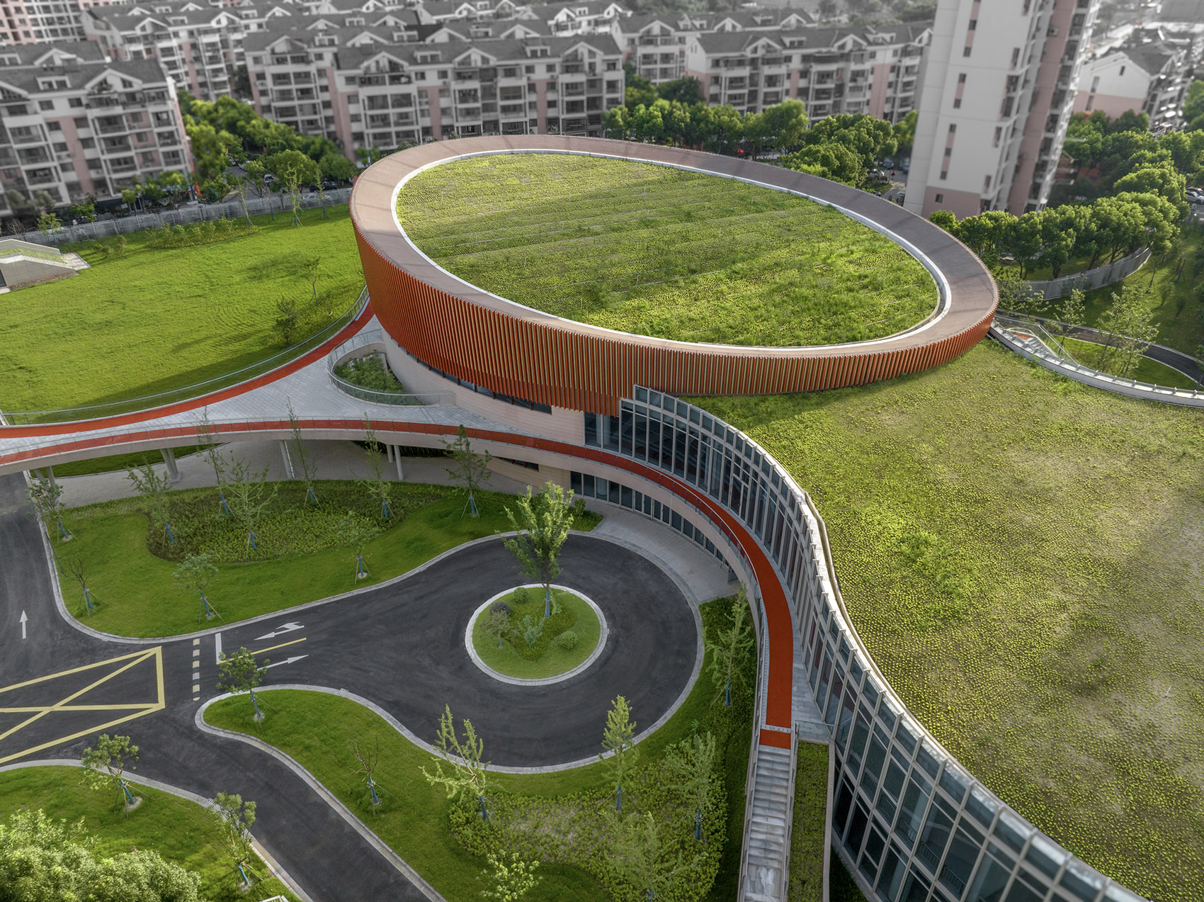Shanghai Sanlin Yide Community Culture and Sports Center by SUNYAT ...