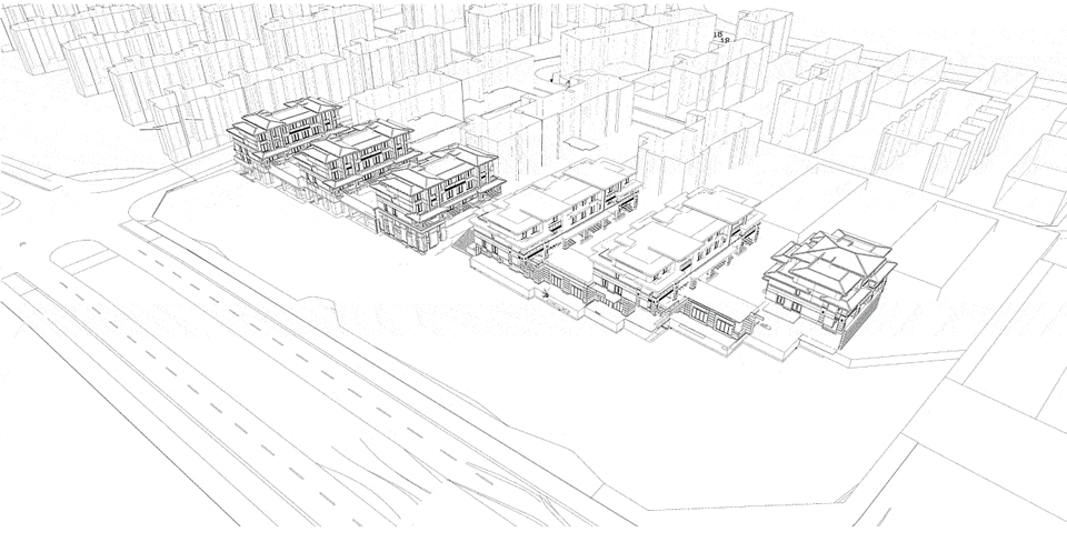 Commercial block reconstruction in Beijing by Atelier Shanghai Dachuan ...