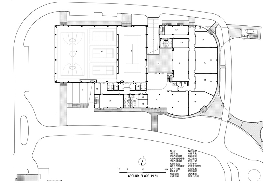 Shanghai Sanlin Yide Community Culture and Sports Center by SUNYAT ...