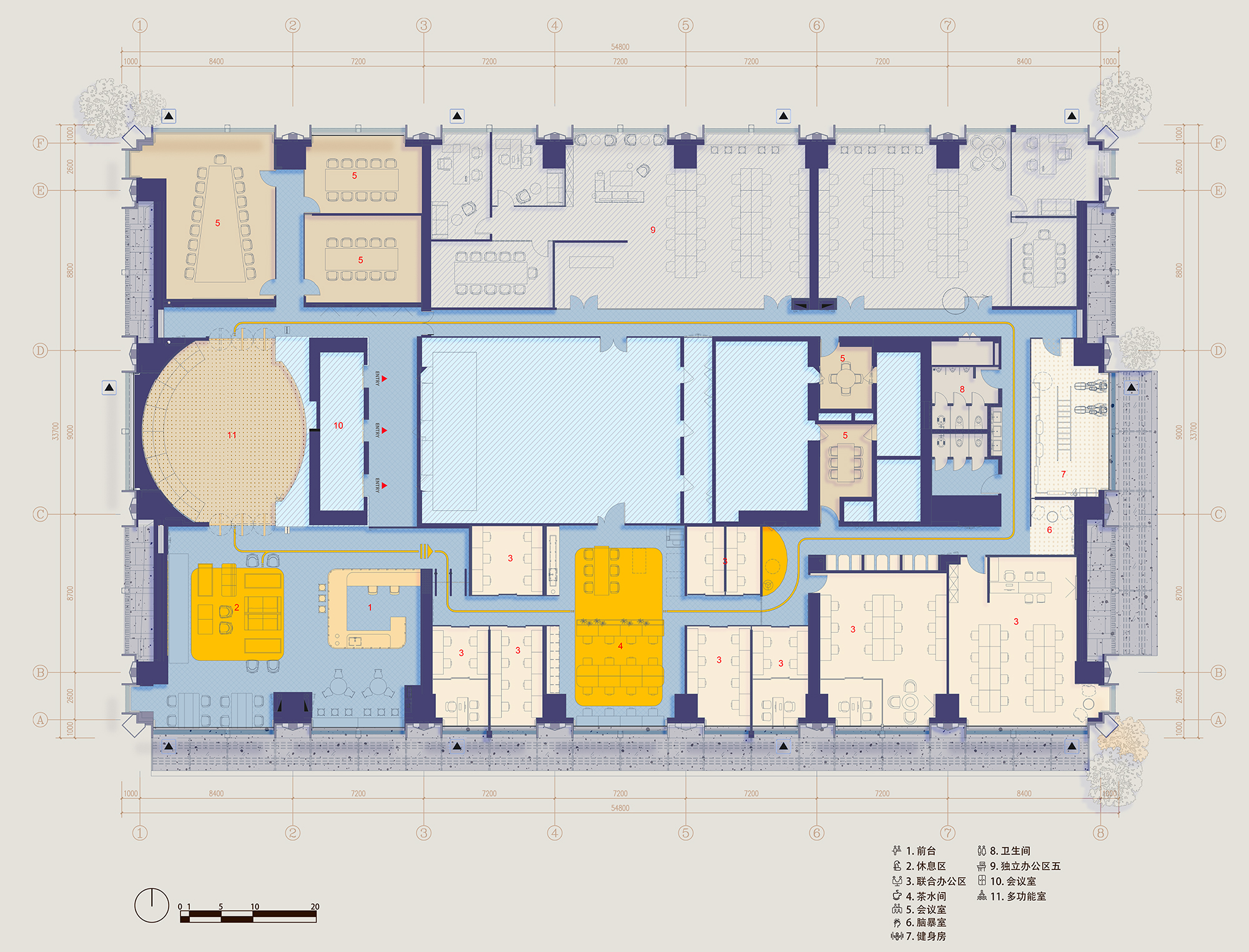 Tianjin Huanyu Co-working Space Design by DAGA Architects - 谷德设计网