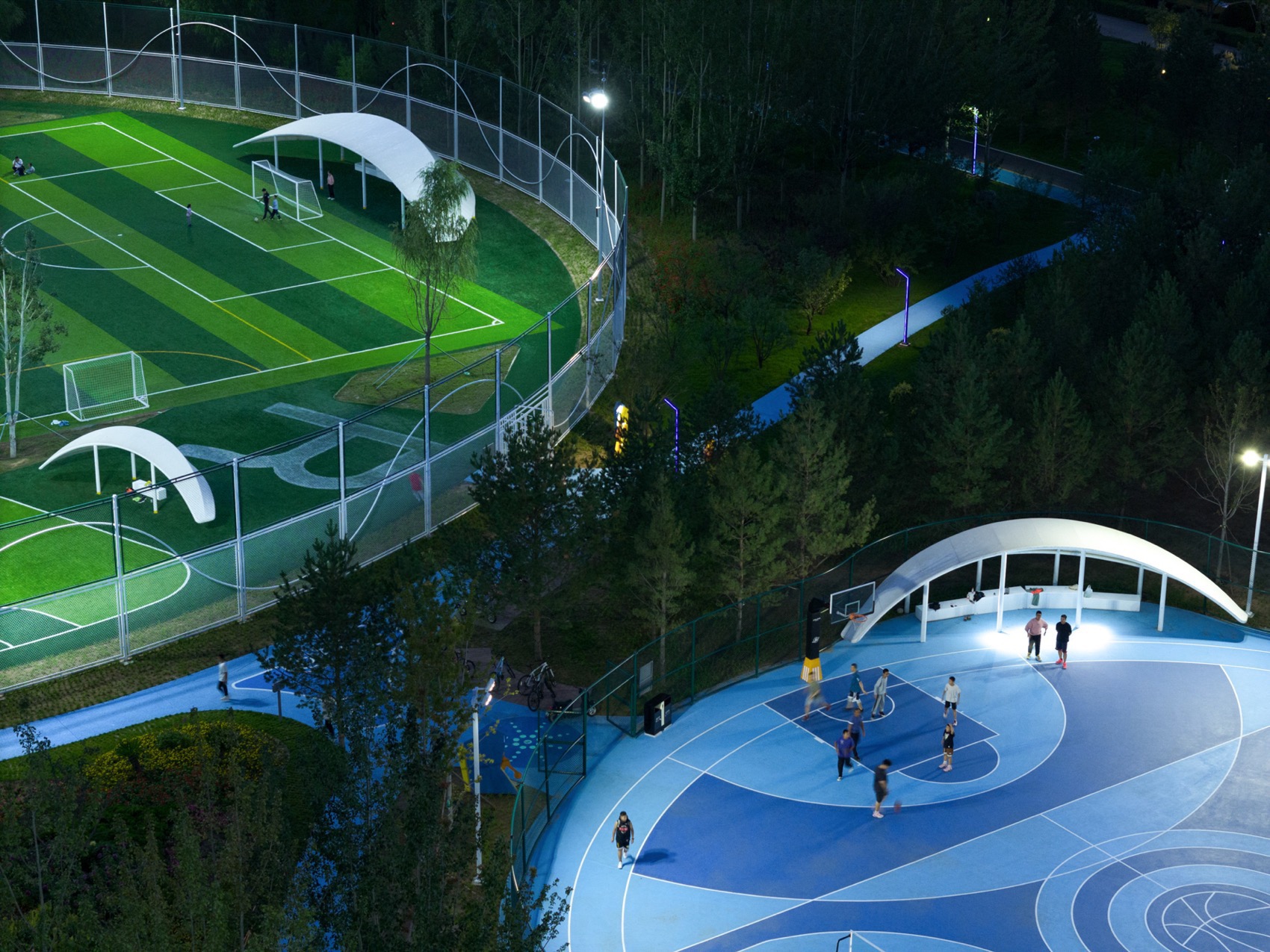 Ordos Smart Sports Park by PLAT ASIA - 谷德设计网