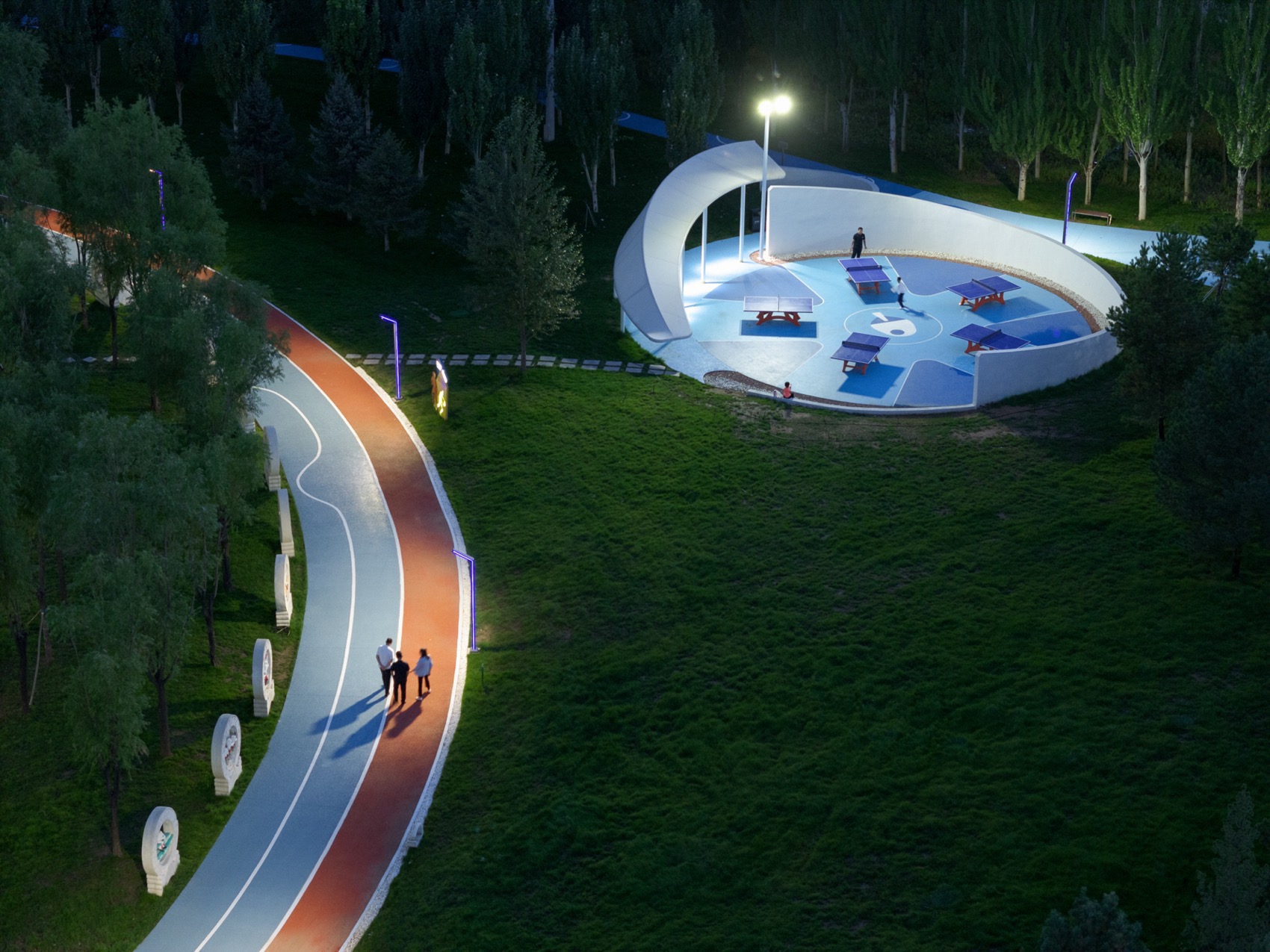 Ordos Smart Sports Park by PLAT ASIA - 谷德设计网