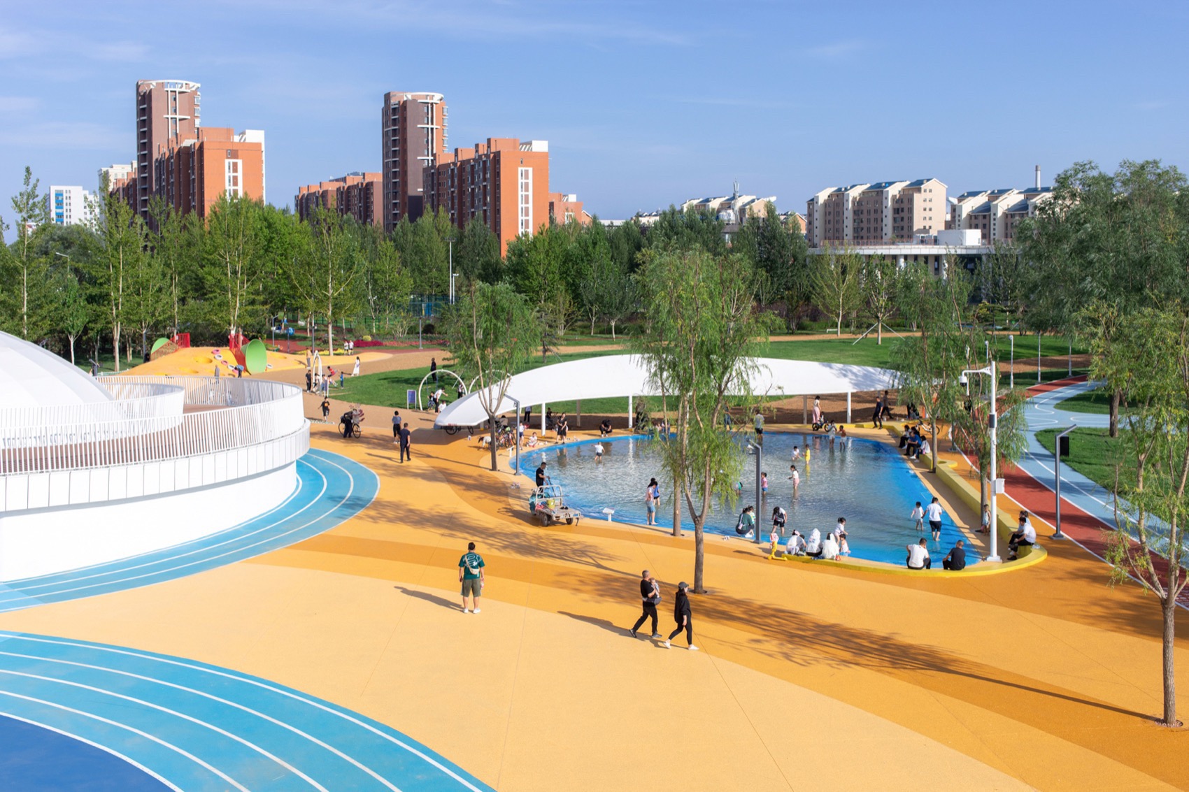 Ordos Smart Sports Park by PLAT ASIA - 谷德设计网