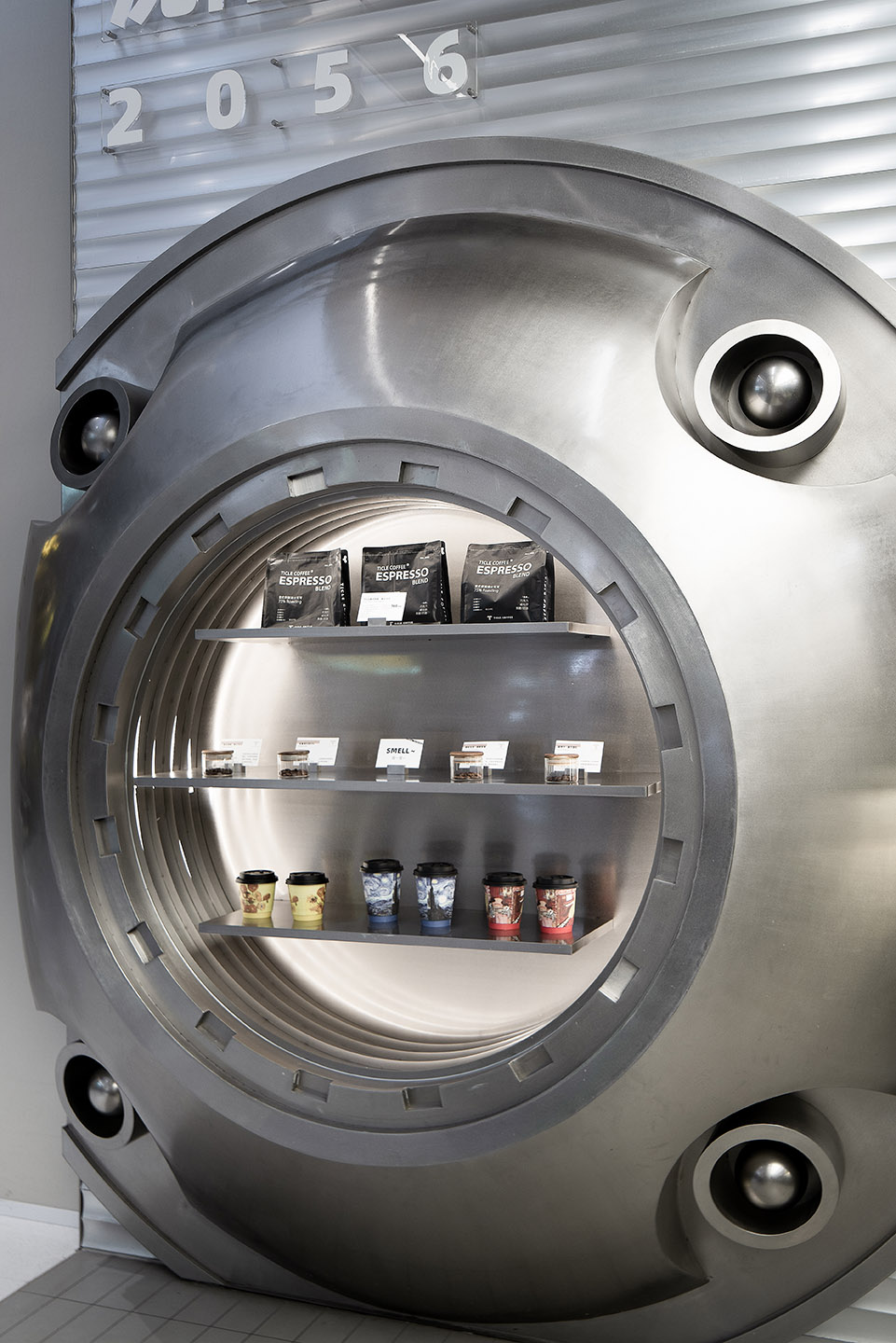 Stainless Steel and Concrete-Intertwined Ticle Coffee Series by DAGA ...