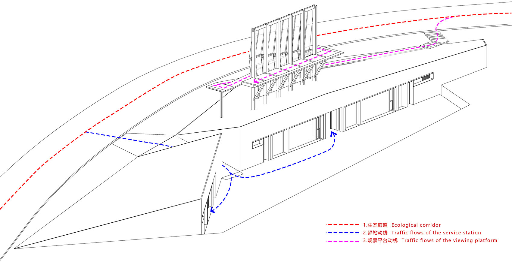 Service Station of the Ecological Corridor around Erhai Lake by ...