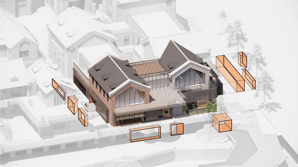 TANKO One Way Space and the 13th Bistro by BUZZ Architects - 谷德设计网