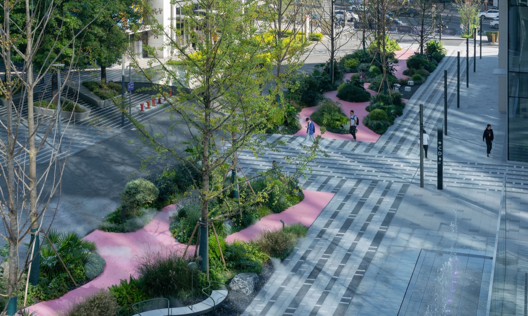 Huanglong Vanke Center Landscape Design by PERCENT LANDSCAPE DESIGN ...