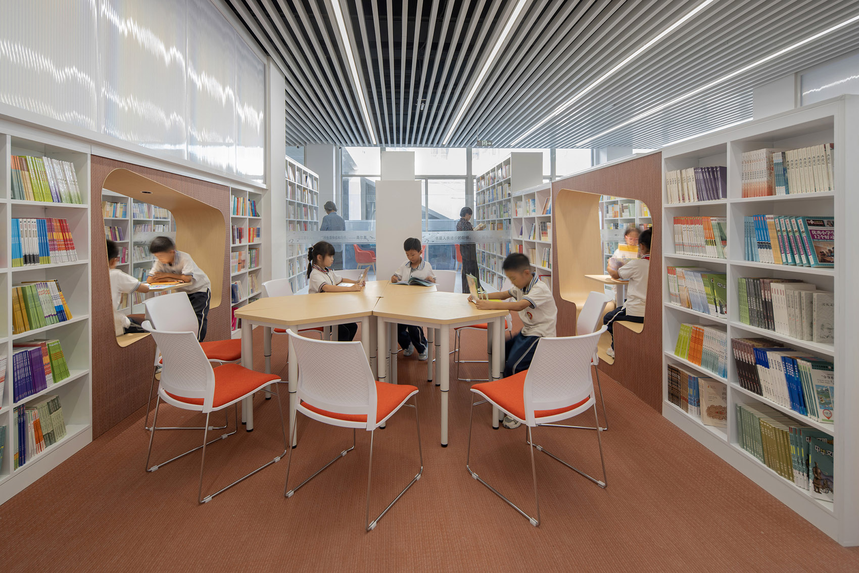 Shanghai Conservatory of Music Experimental School Hebi Branch Library ...